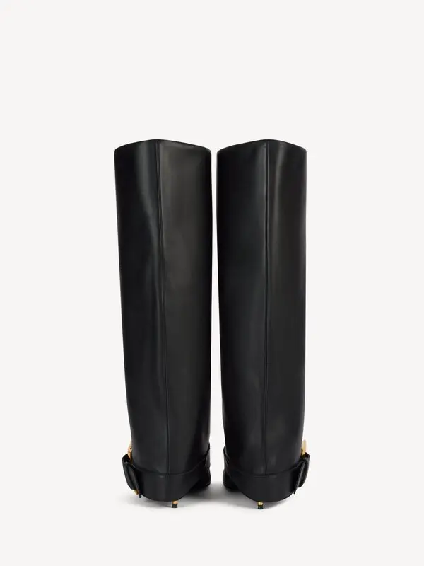 Balmain Anthem Calfskin Leather Boots