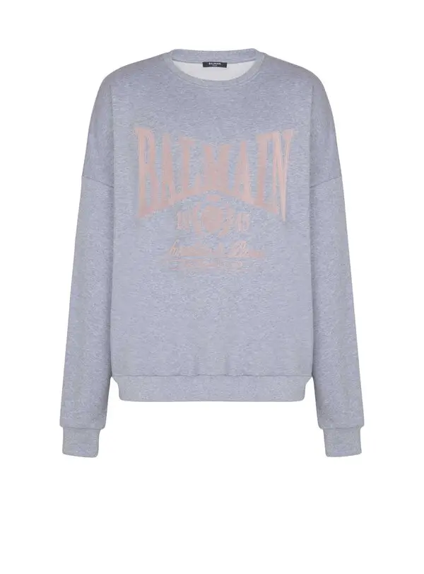 Balmain Printed Cotton Sweatshirt