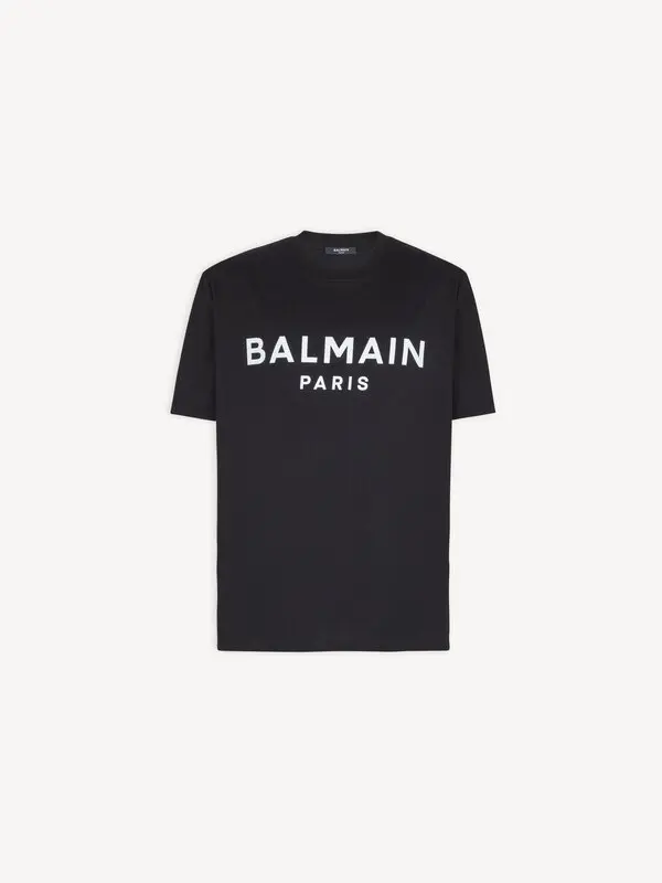 Balmain T-shirt With Print - Black