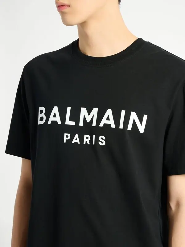 Balmain T-shirt With Print - Black