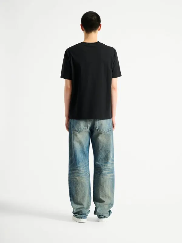 Balmain T-shirt With Print - Black