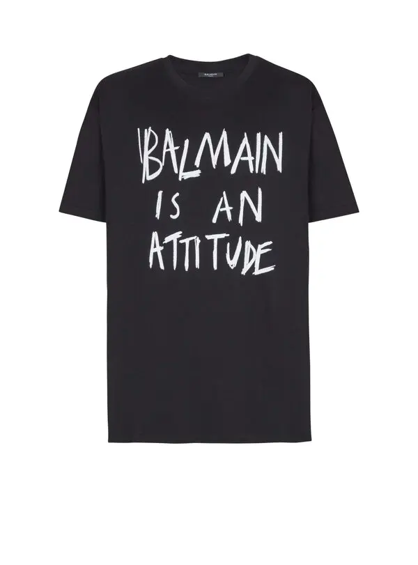 Balmain Printed T-shirt - Black