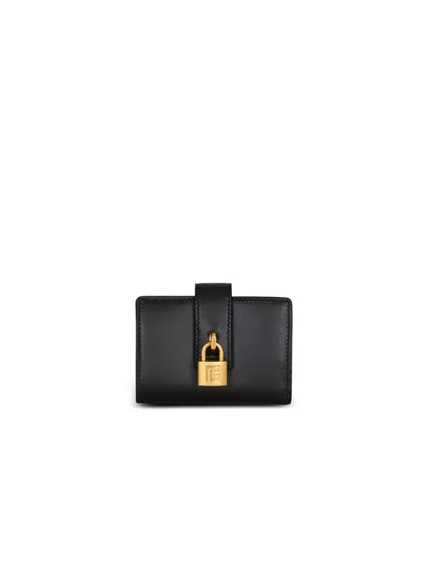 Balmain Pulse Leather Purse - Black