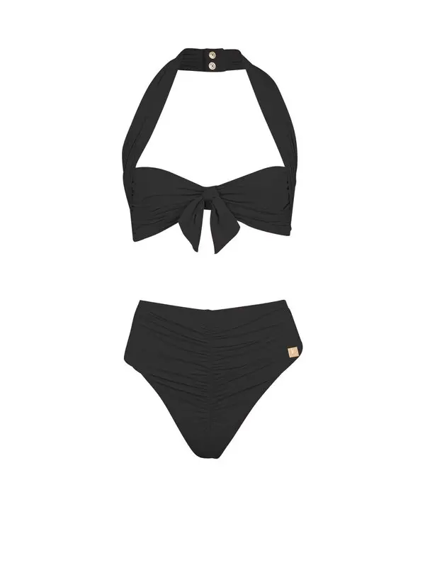Balmain Two-piece Swimsuit - Black