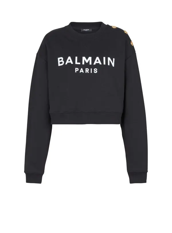 Balmain Printed Paris Sweatshirt
