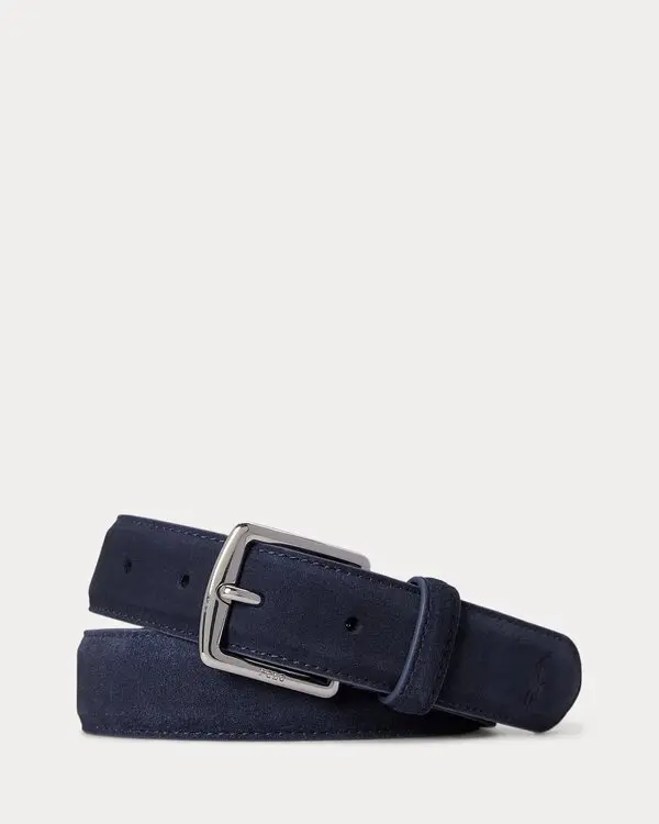 Ralph Lauren Suede Dress Belt - Tan
