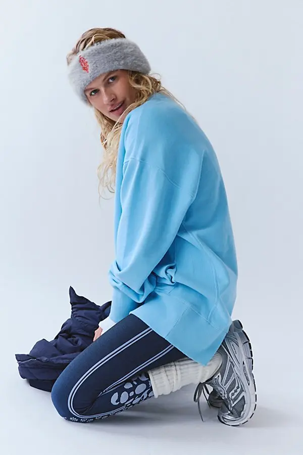 Free People Post Up Tunic - Bright Blue
