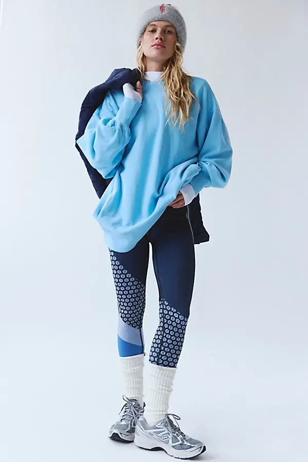 Free People Post Up Tunic - Bright Blue