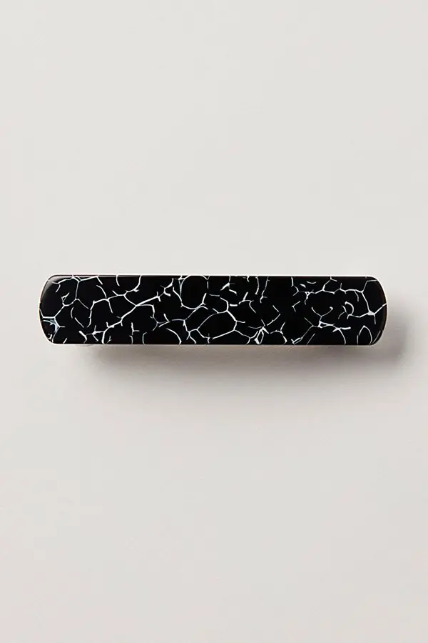 MACHETE No. 3 Barrette - Black Marble