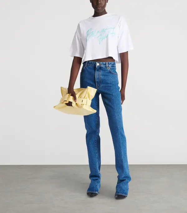 Balmain Elongated Straight Jeans