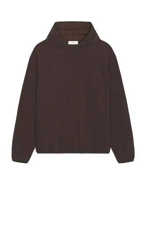 LE17SEPTEMBRE Waffle Knit Pullover Hoodie