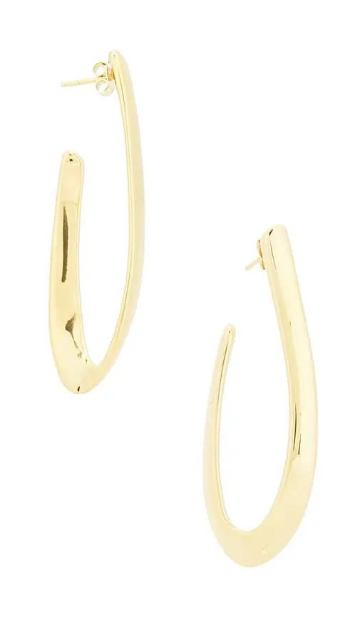 LOREN STEWART Florence Hoop Earrings - Vermeil