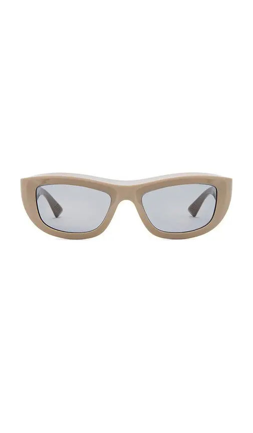 Bottega Veneta Avantgarde Ribbon Sunglasses - Brown & Grey
