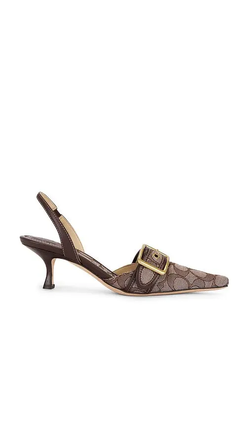 COACH Slingback Pump - Oak & Maple