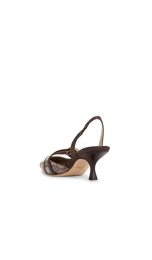 COACH Slingback Pump - Oak & Maple