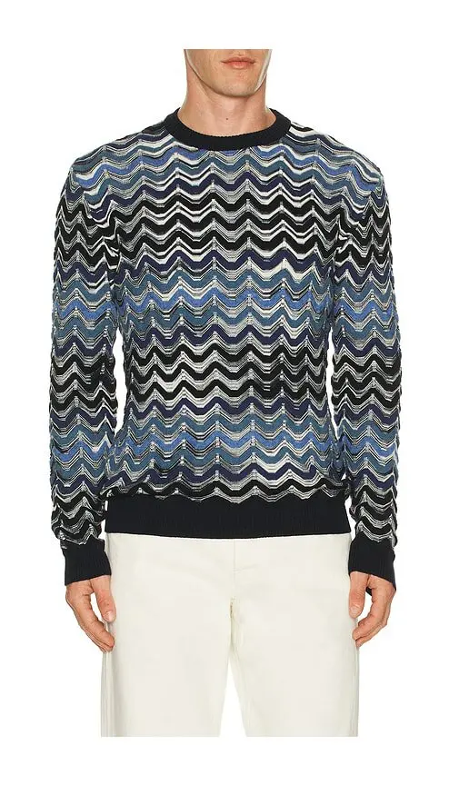 Missoni Crewneck Sweater - Blue Tones