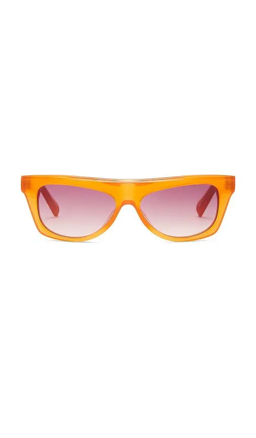 Jacquemus Pina Sunglasses - Milky Amber  Silver  & Rose