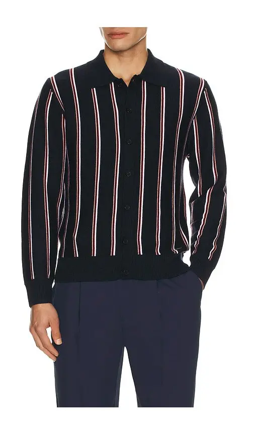 Simkhai Elio Striped Cardigan