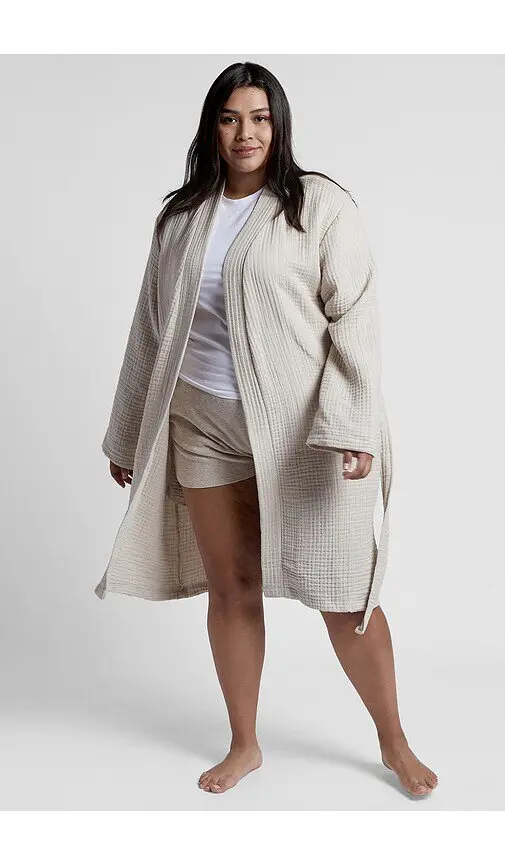 PARACHUTE Cloud Cotton Robe - Bone