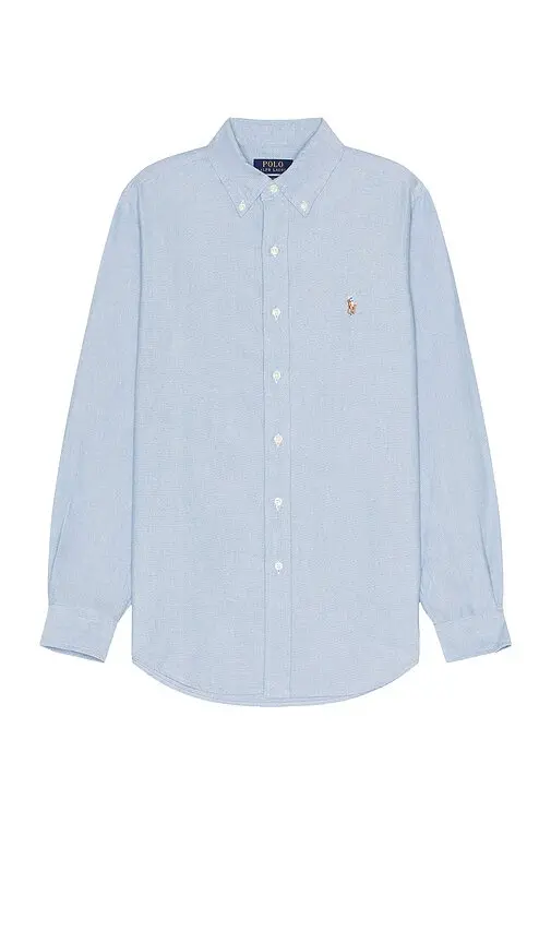 Polo Ralph Lauren Long Sleeve Oxford Sport Shirt - Blue