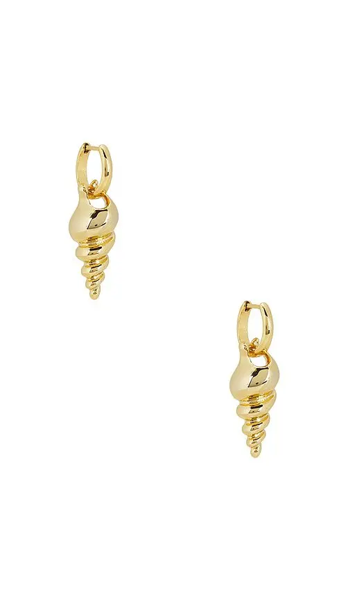 ROXANNE ASSOULIN Conch Earrings - Gold