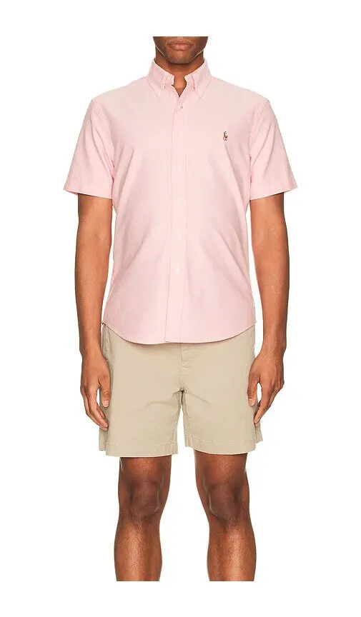 Polo Ralph Lauren Oxford Short Sleeve Shirt - Pink