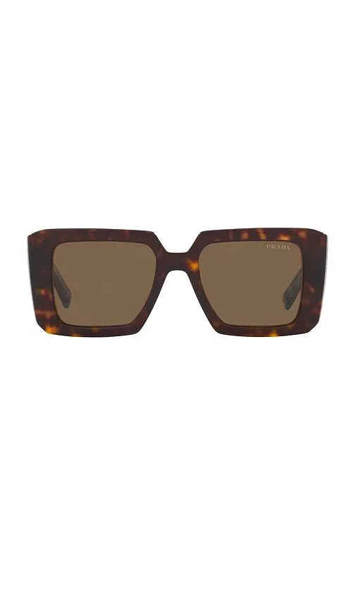 Prada Square Sunglasses - Tortoise