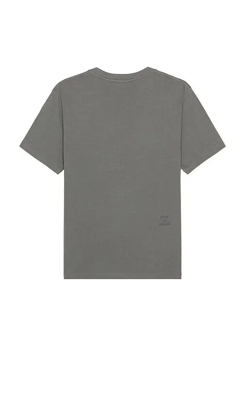 FRAME Logo Tee In Slate - Old Blue
