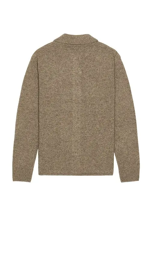 FRAME Long Sleeve Shirt Sweater - Dark Taupe