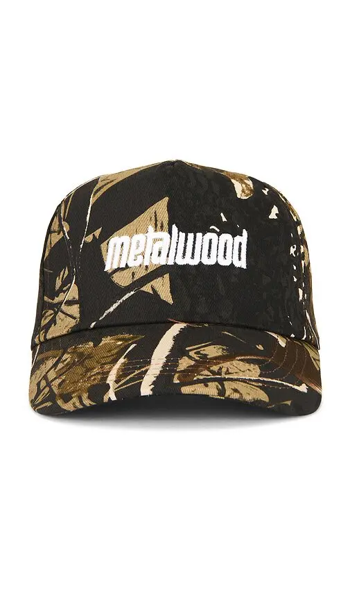 METALWOOD STUDIO Metal Logo 5-panel Cap - Real Leaf Camo