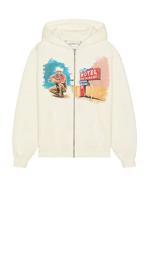 ONE OF THESE DAYS Mornings First Remark Zip Up Hoodie