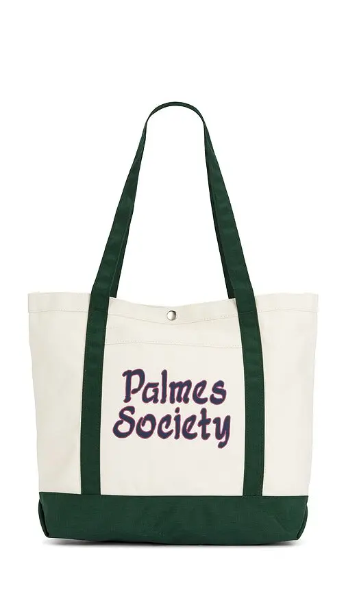 PALMES Medium Tote Bag - Dark Green