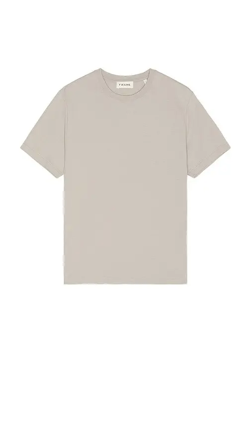 FRAME Duo Fold Tee In Grey - Cloud Grey