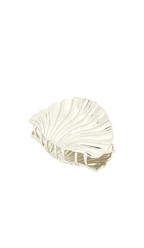 JORDAN ROAD Seashell Hair Clip - Silver