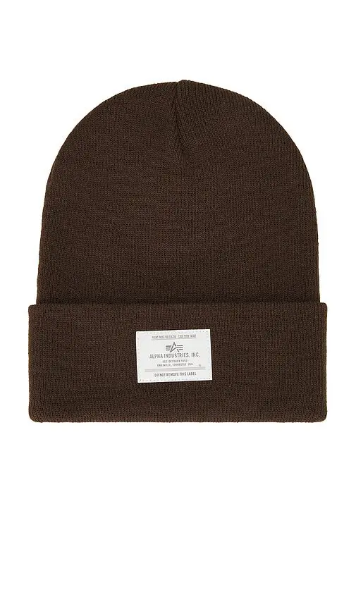 Alpha Industries Essential Beanie - Espresso