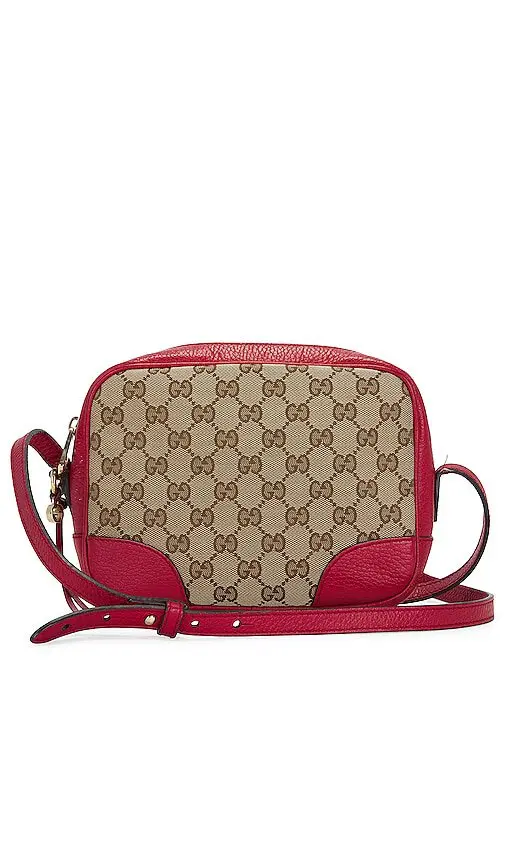 FWRD RENEW Gucci Mini Bree Messenger Bag - Beige