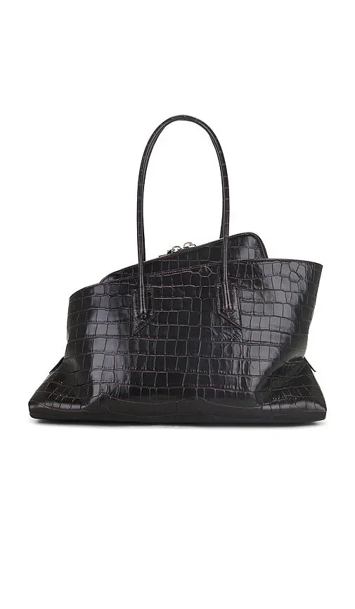 Attico La Passeggiata Top Handle Bag - Coffee