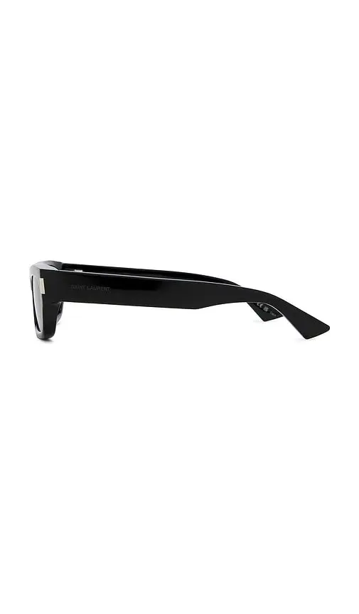 Saint Laurent Rectangular Sunglasses - Black