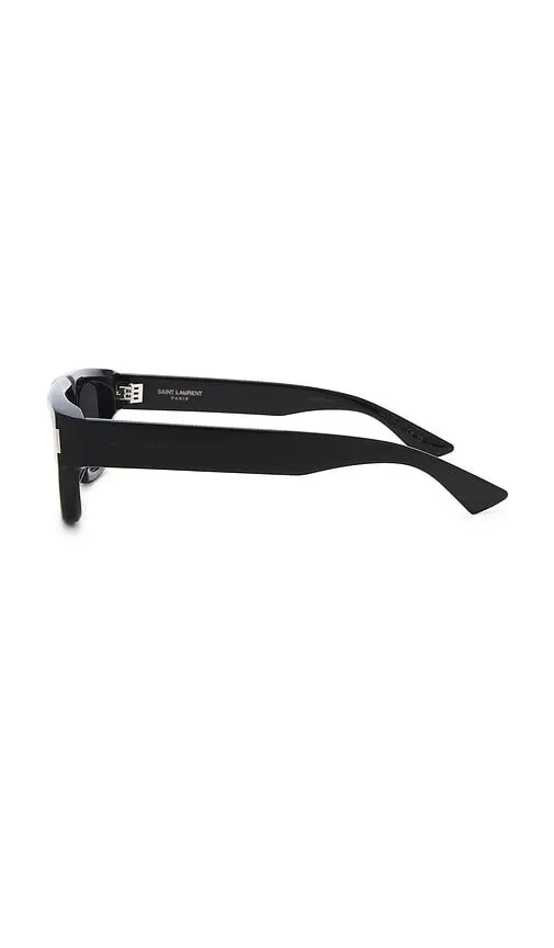 Saint Laurent Rectangular Sunglasses - Black
