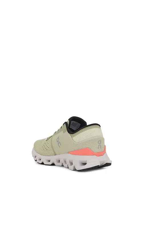 On Cloud X 4 Sneakers - Caper & Salmon