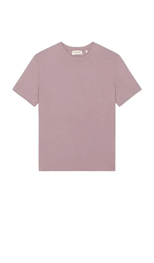 FRAME Logo Tee In Lavender - Old Lavender