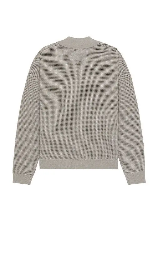 FRAME Open Knit Cardigan - Cloud Grey