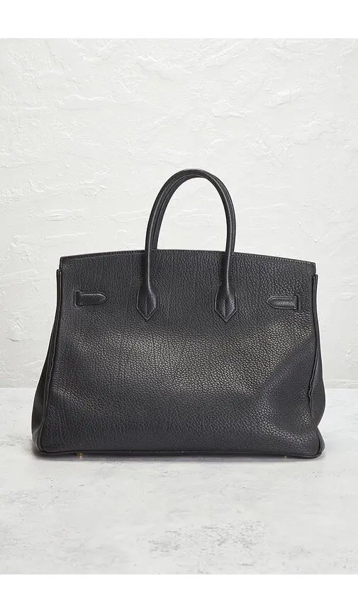 FWRD RENEW Hermes Togo Birkin 35 Handbag - Noir