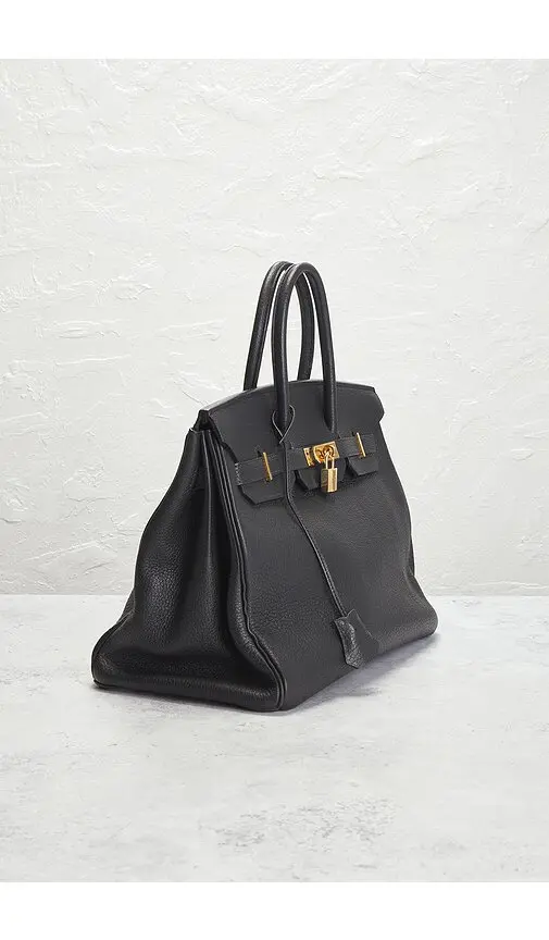 FWRD RENEW Hermes Togo Birkin 35 Handbag - Noir