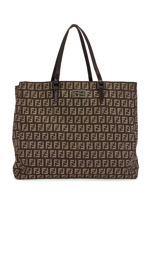 Undefined Fendi Zucchino Tote