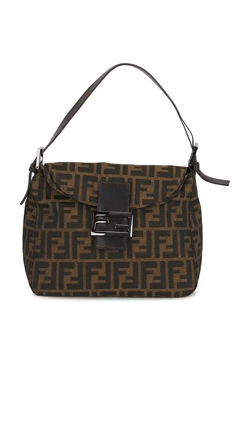 Null Fendi Zucca Hobo Bag - Brown
