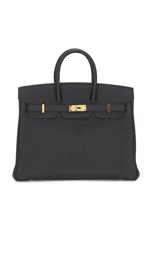 FWRD RENEW Hermes Togo Birkin 25 Handbag - Black