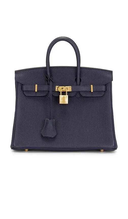 FWRD RENEW Hermes Togo Birkin 25 Handbag - Noir