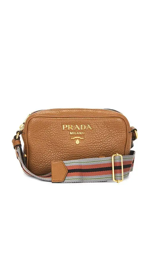 FWRD RENEW Prada Vitello Phenix Camera Bag