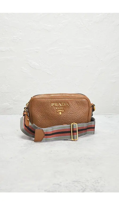 FWRD RENEW Prada Vitello Phenix Camera Bag
